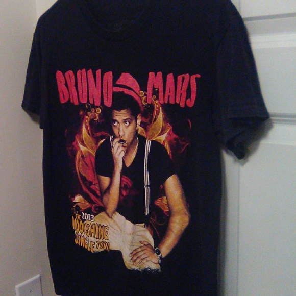 Bruno Mars | Shirts | Bruno Mars Moonshine Jungle Tour Rap Tshirt ...